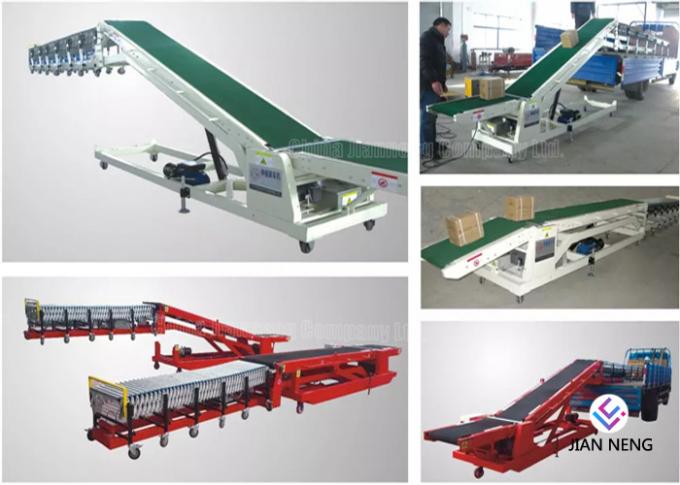 Adjustable Brake Conveyor For 20 Feet 40 Feet Container Loading And ...