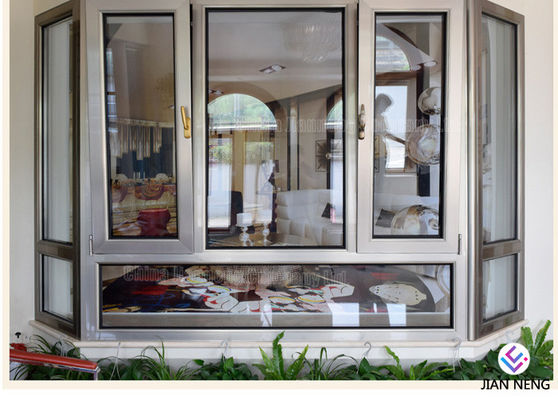 Anodized Swing Airproof Slim Profile Aluminium Windows With Aluminum ...