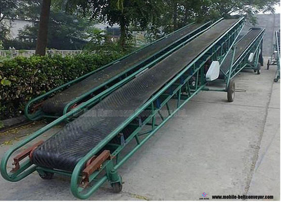 Mobile Portable Grain Loading Container Belt Conveyor For Grain Carbon ...