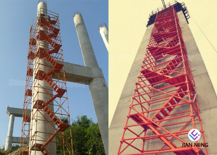 Flexible Stairway Access Tower , Stairwell Scaffold Tower With Q235 ...