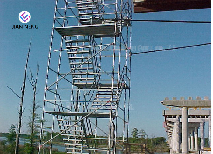 Socket And Spigot Joints Type Scaffold Stair Tower For Chimneys Water ...