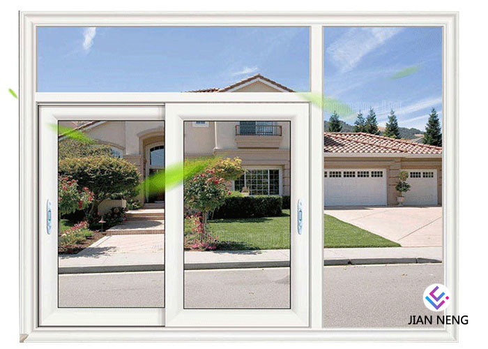 White Material Aluminum Sliding Windows And Doors 1.4mm Profile Thickness